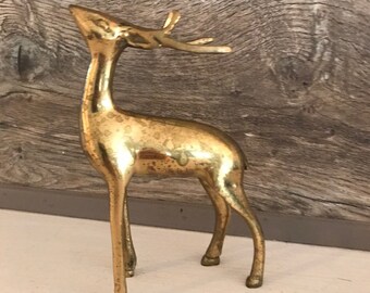 Brass Deer | Etsy