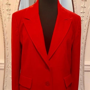 Classic 'chadwicks' of Boston Red Wool Blazer Women's 18P - Etsy