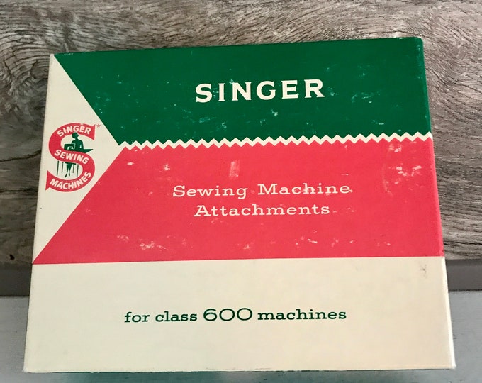 Vintage Singer 600 Complete Set Sewing Attachments and Tools in ...