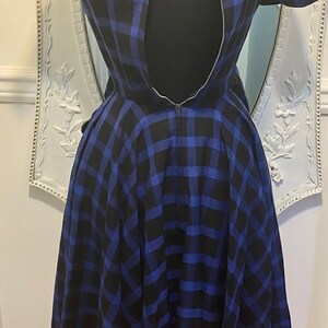 1950's 'pat Hartley' Original Black and Blue Swing - Etsy