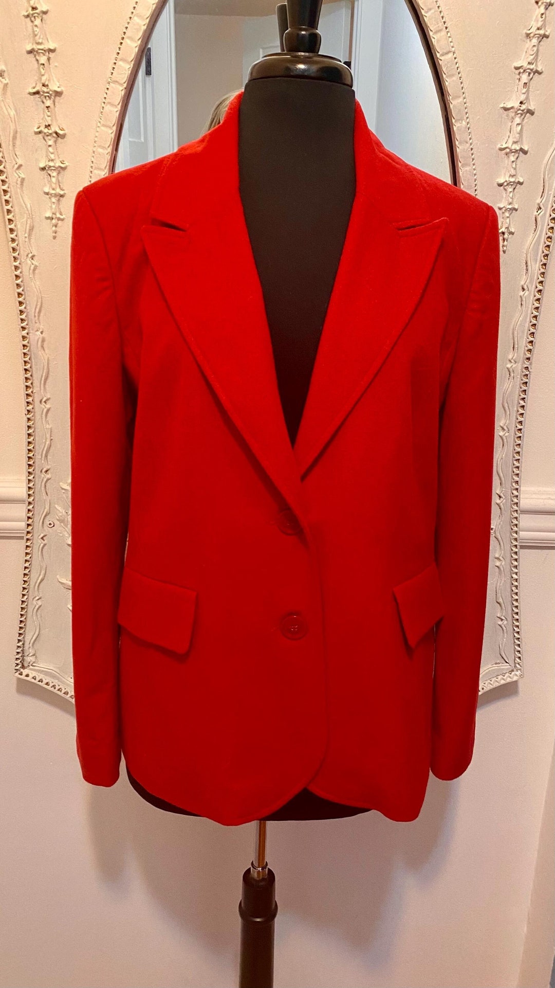 Classic 'chadwicks' of Boston Red Wool Blazer Women's 18P - Etsy