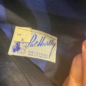 1950's 'pat Hartley' Original Black and Blue Swing - Etsy