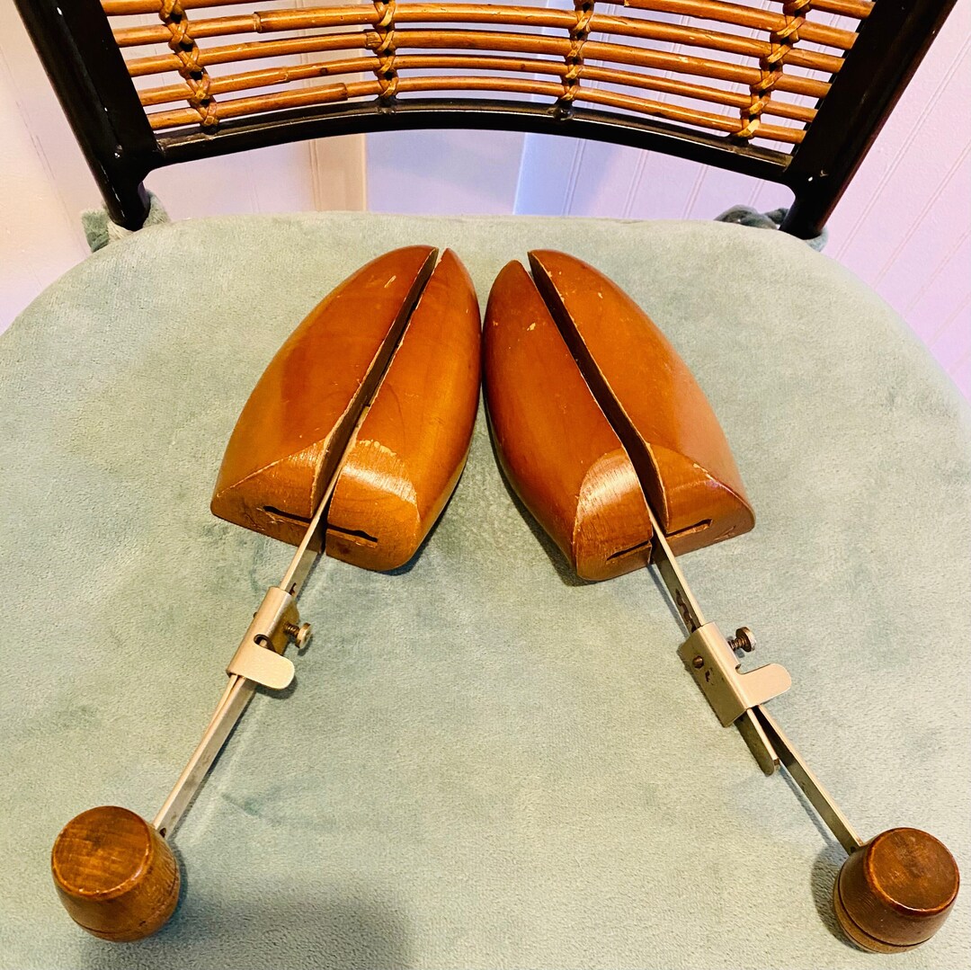 Mid Century Hardwood Shoe Trees / Shoe Stretchers / Shoe Forms / One ...