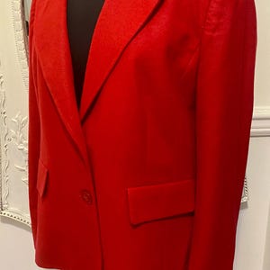 Classic 'chadwicks' of Boston Red Wool Blazer Women's 18P - Etsy