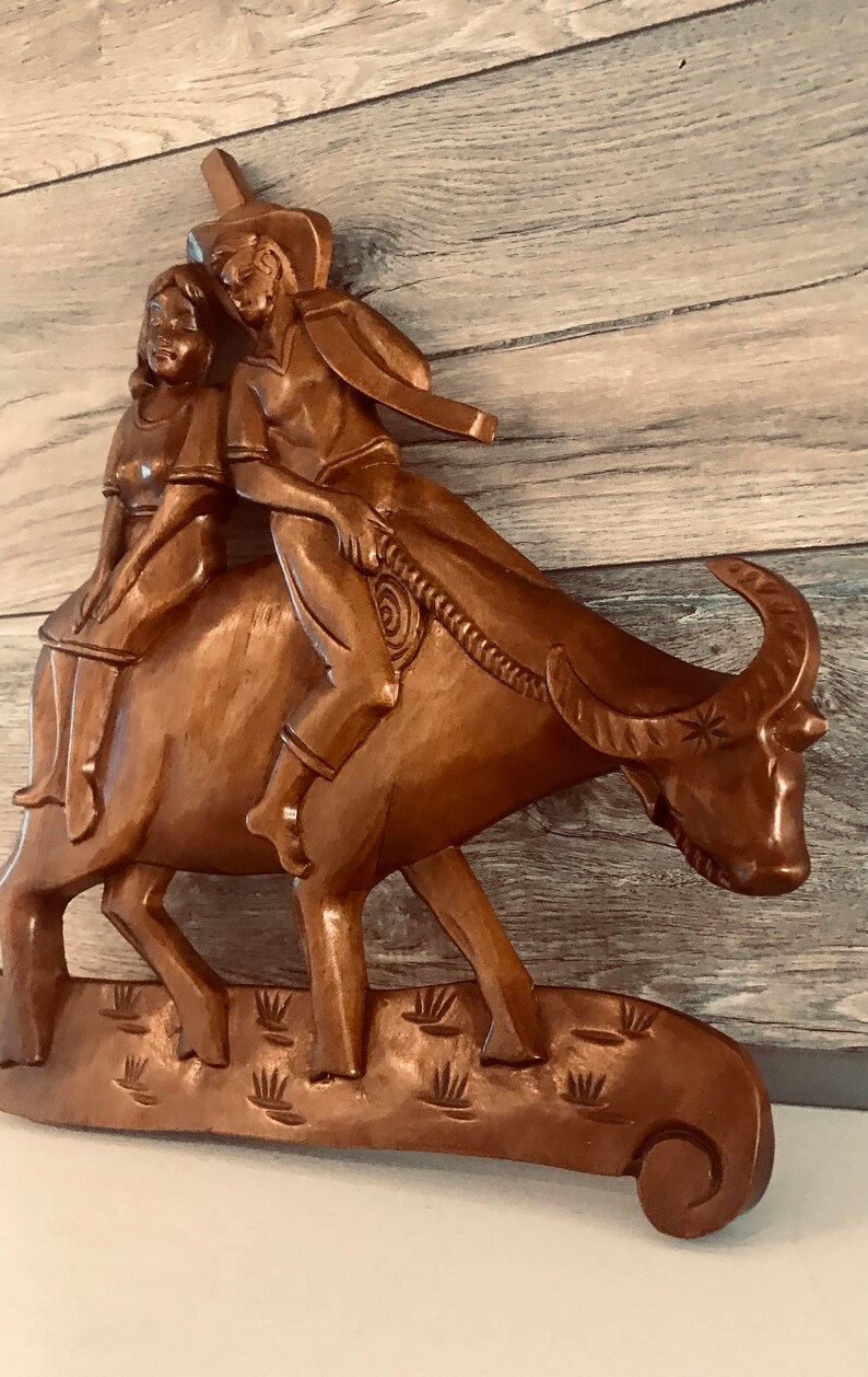 Mid Century Wooden Country Western Wall Hanging Mid Century - Etsy