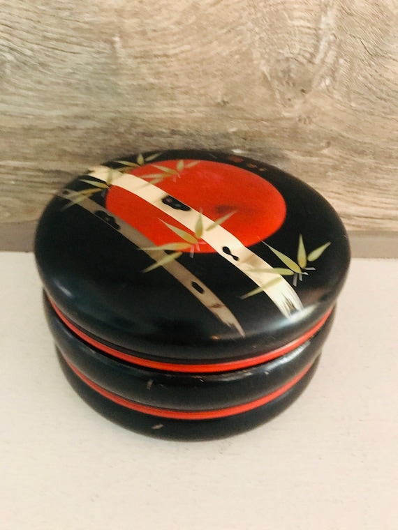 asian black lacquer wood - Gem