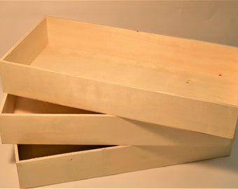 Unfinished wood craft boxes | Etsy