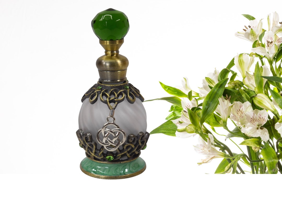 Celtic Design, Empty, Celtic Knot Charmed Perfume Bottle, 15ml - Etsy