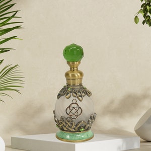 Celtic Design, Empty, Celtic Knot Charmed Perfume Bottle, 15ml - Etsy