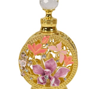 Orchid Flower, Empty, Flower Charmed, Perfume Bottle, 12ml - Etsy