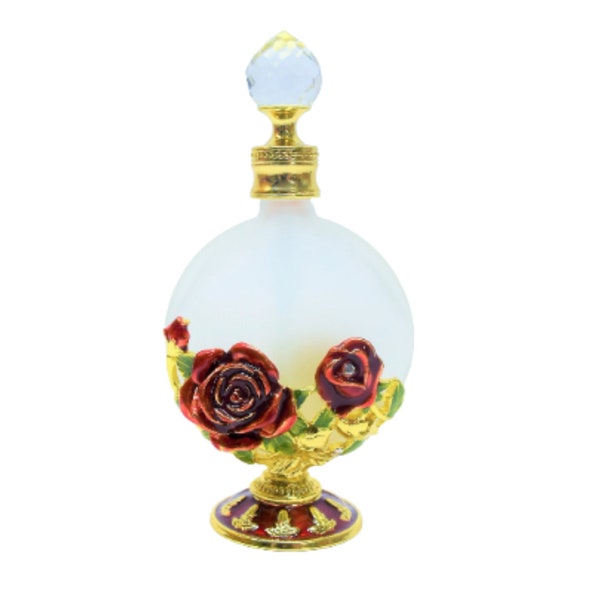 Rose Perfume Bottle - Etsy