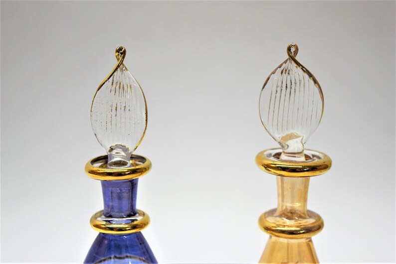 Perfume Applicators Egyptian Hand-blown Glass Set of Two - Etsy