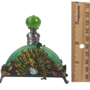 Peacock, Empty, Key Charmed Perfume Bottle, 20ml - Etsy
