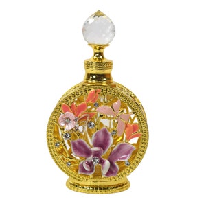 Orchid Flower Empty Flower Charmed Perfume Bottle 12ml - Etsy