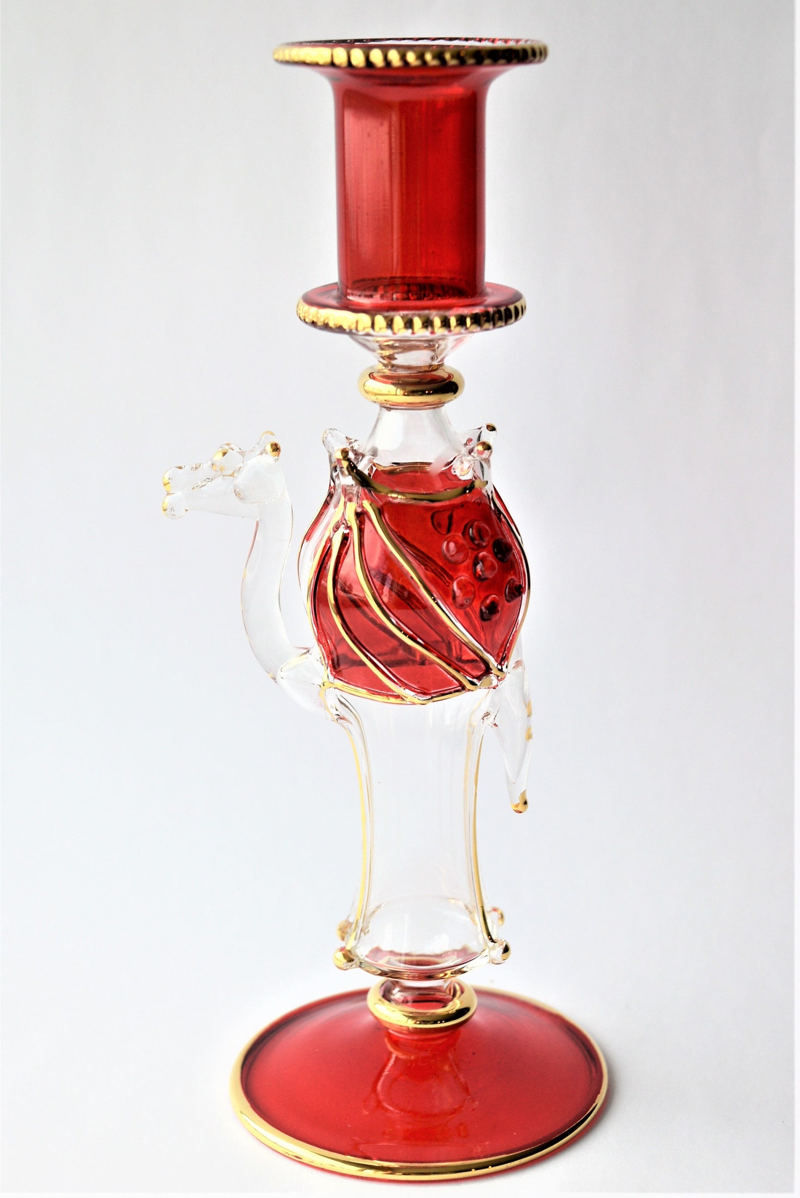 Camel Candlestick Holder Egyptian Hand-blown Glass With 14 K | Etsy