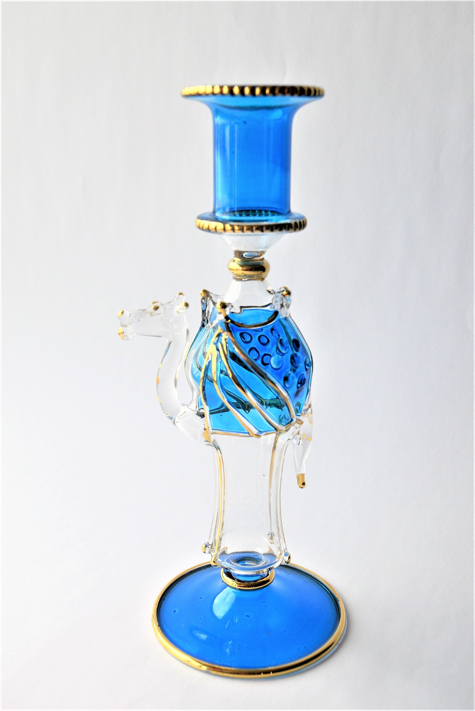 Camel Candlestick Holder Egyptian Hand-blown Glass With 14 K | Etsy