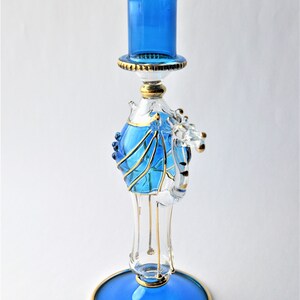 Camel Candlestick Holder, Egyptian Hand-blown Glass With 14 K Gold Trim ...