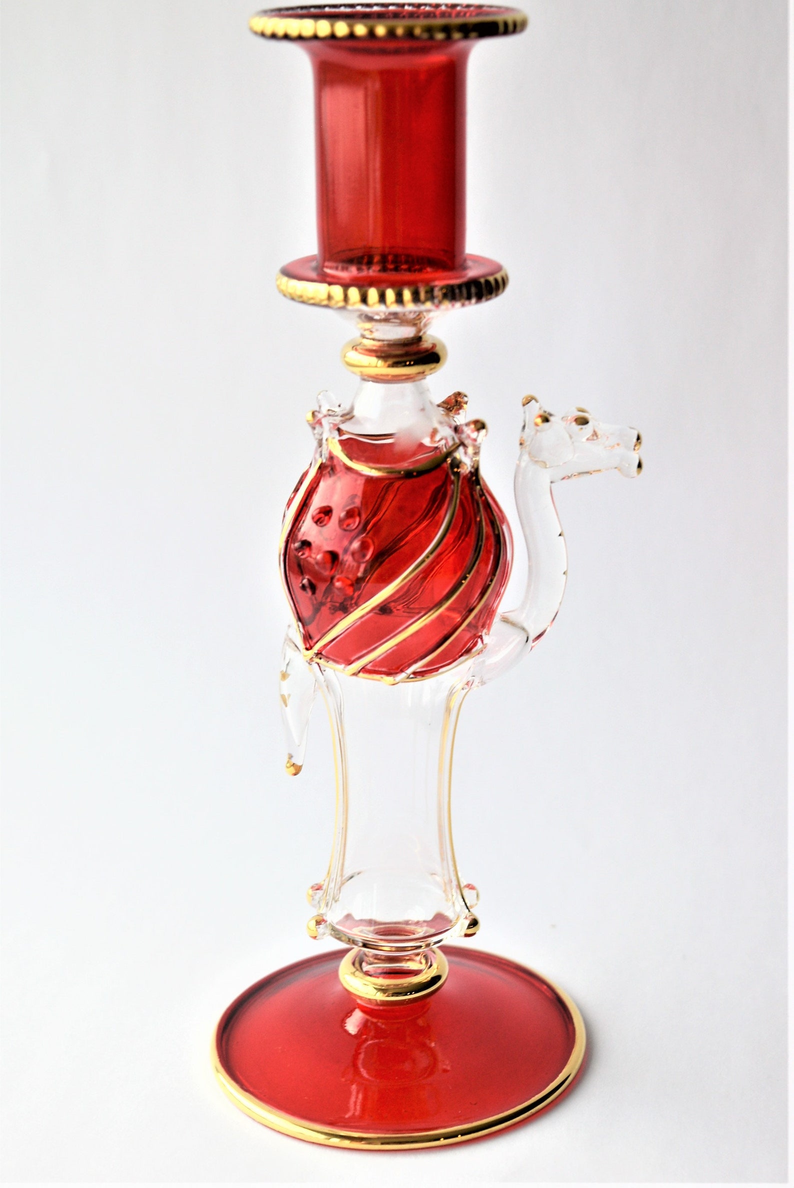 Camel Candlestick Holder Egyptian Hand-blown Glass With 14 K | Etsy