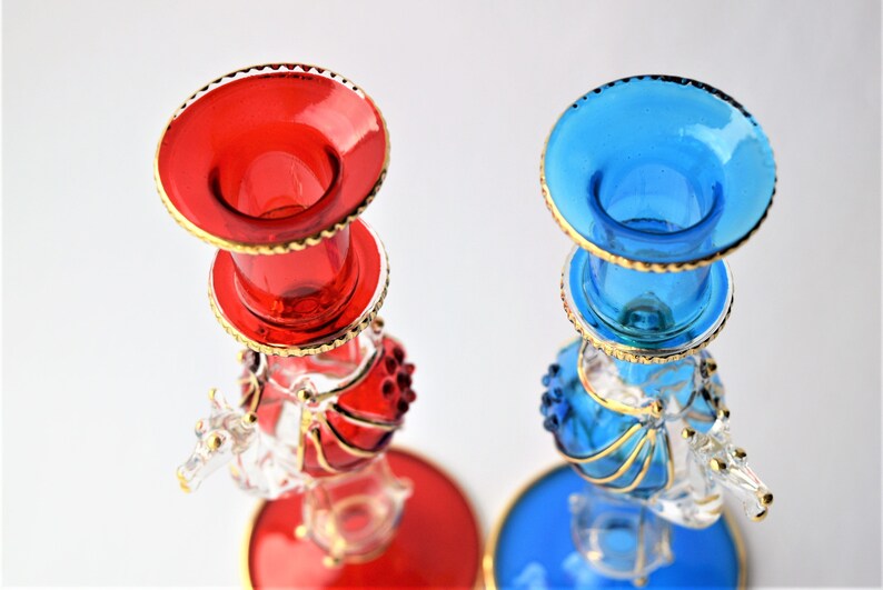 Camel Candlestick Holder Egyptian Hand-blown Glass With 14 K | Etsy