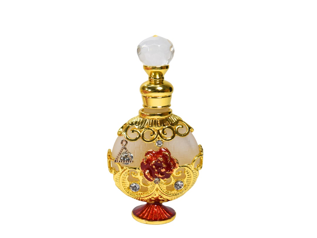 Red Peony Flower, Empty, Charmed, Perfume Bottle, 10ml - Etsy