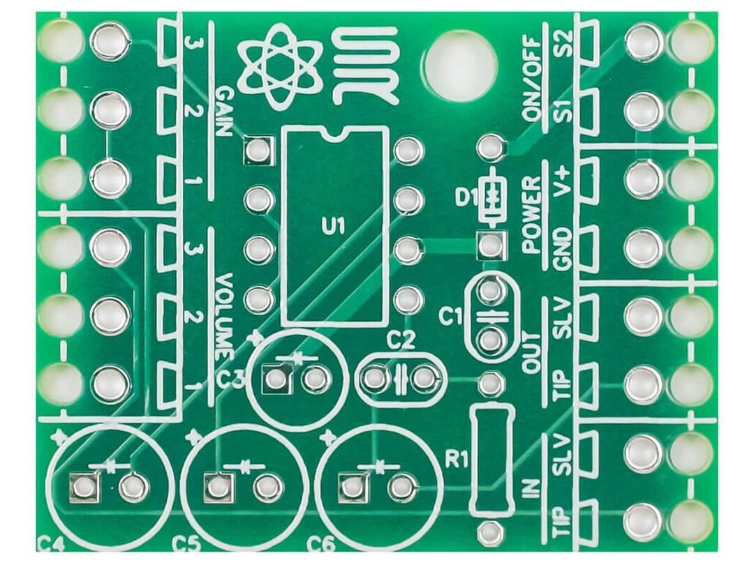 LM386 Audio Amplifier PCB - Guitar Synth Instrument Mini Amp PCB by ...