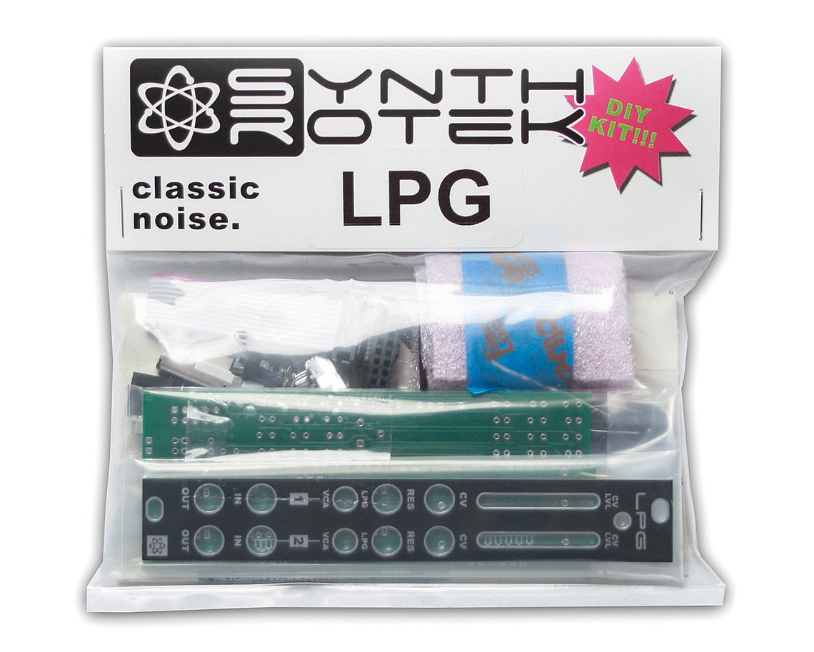 Synthrotek LPG DIY Kit - Dual Low Pass Gate Eurorack Module / VCA Kit ...