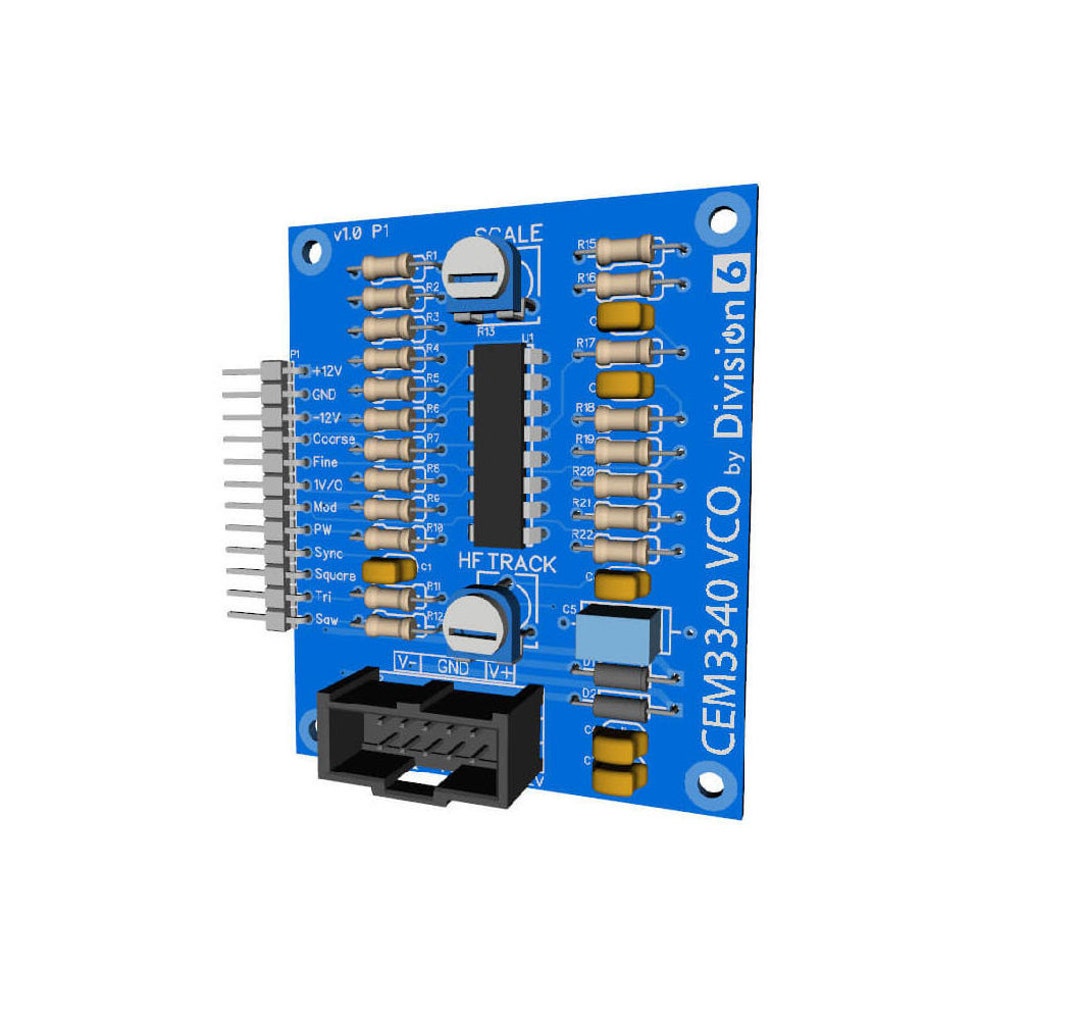 Division 6 CEM3340 VCO Oscillator Main Board - Etsy