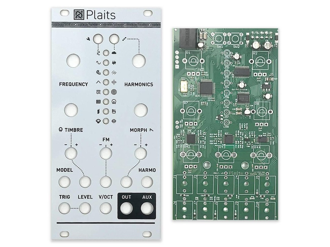 Plaits SMD Populated PCB and Panel - Eurorack Module Pcbs by Sound ...