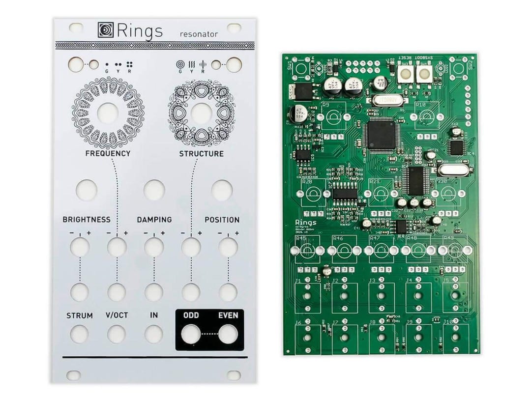 Rings SMD Populated PCB and Panel - Eurorack Module Pcbs by Sound Study ...