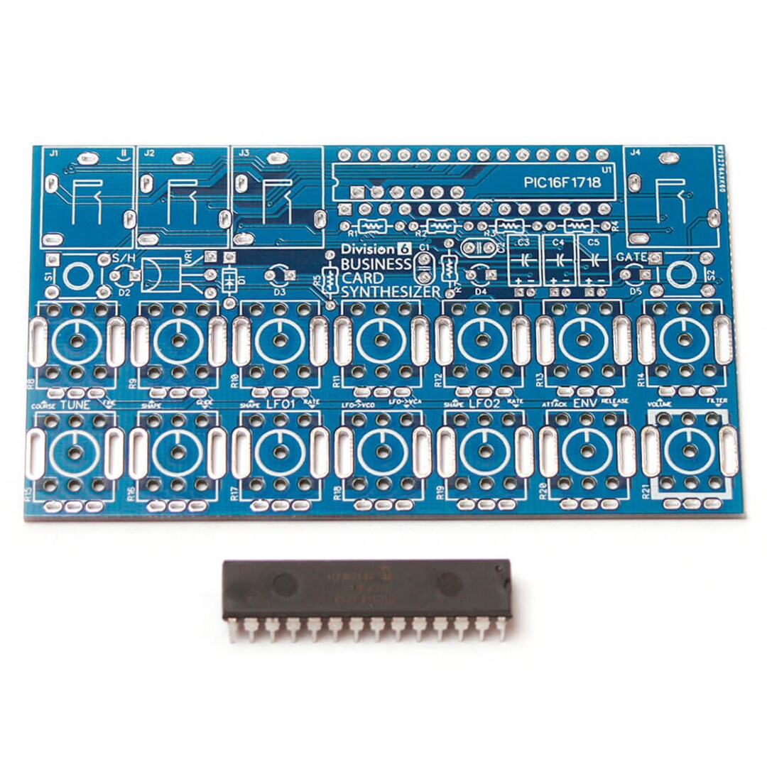 Division 6 Business Card Synthesizer PCB and IC - Etsy