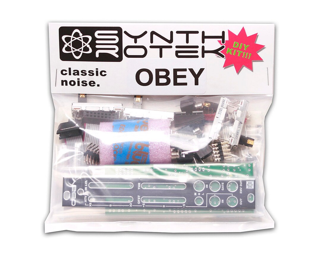 Synthrotek OBEY DIY Kit - Envelope Follower Eurorack Module Kit - Etsy
