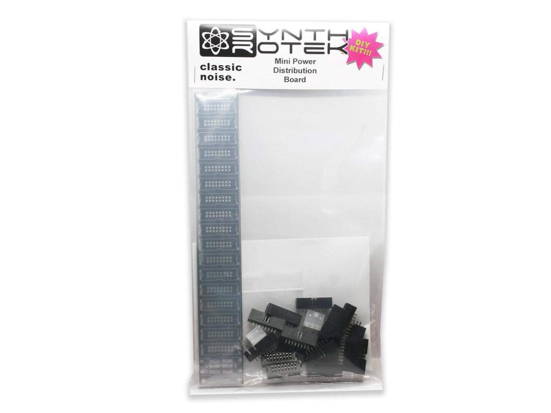 Synthrotek Mini Power Distribution Board Kit - Eurorack Bus Board Kit ...