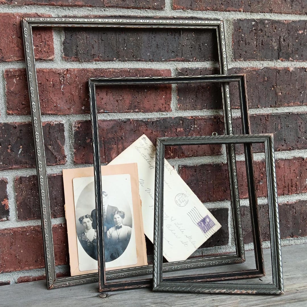 Antique Wood Frames Victorian Picture Frames Set Gallery Wall - Etsy