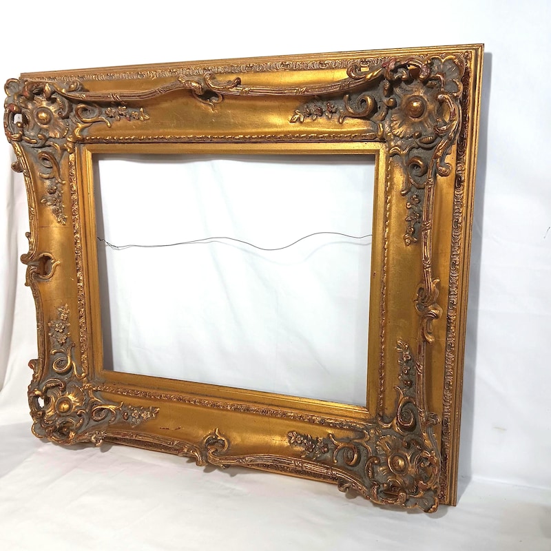 Large Ornate Picture Frame - Etsy