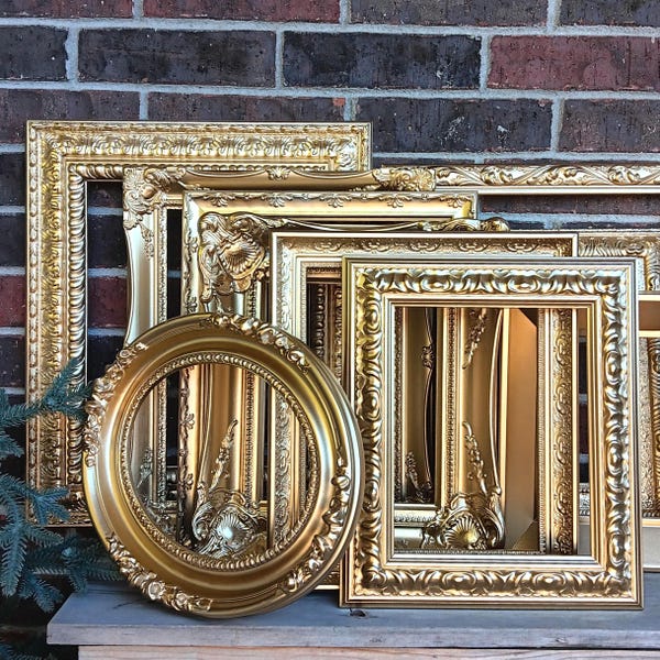 Ornate Gold Frames - Etsy