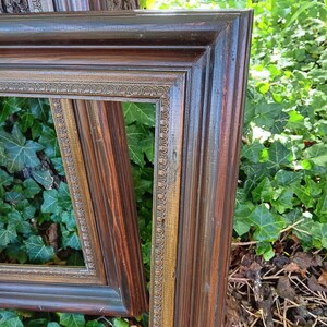 Woodland Collection Vintage Dark Wood Frames Rustic Old Wood Picture ...