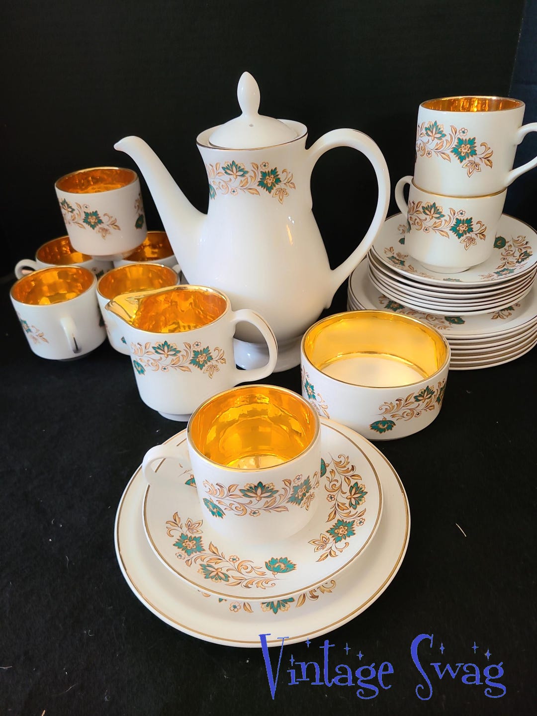 Vintage Tea or Coffee or Breakfast Set by Arklow China of Ireland - Etsy