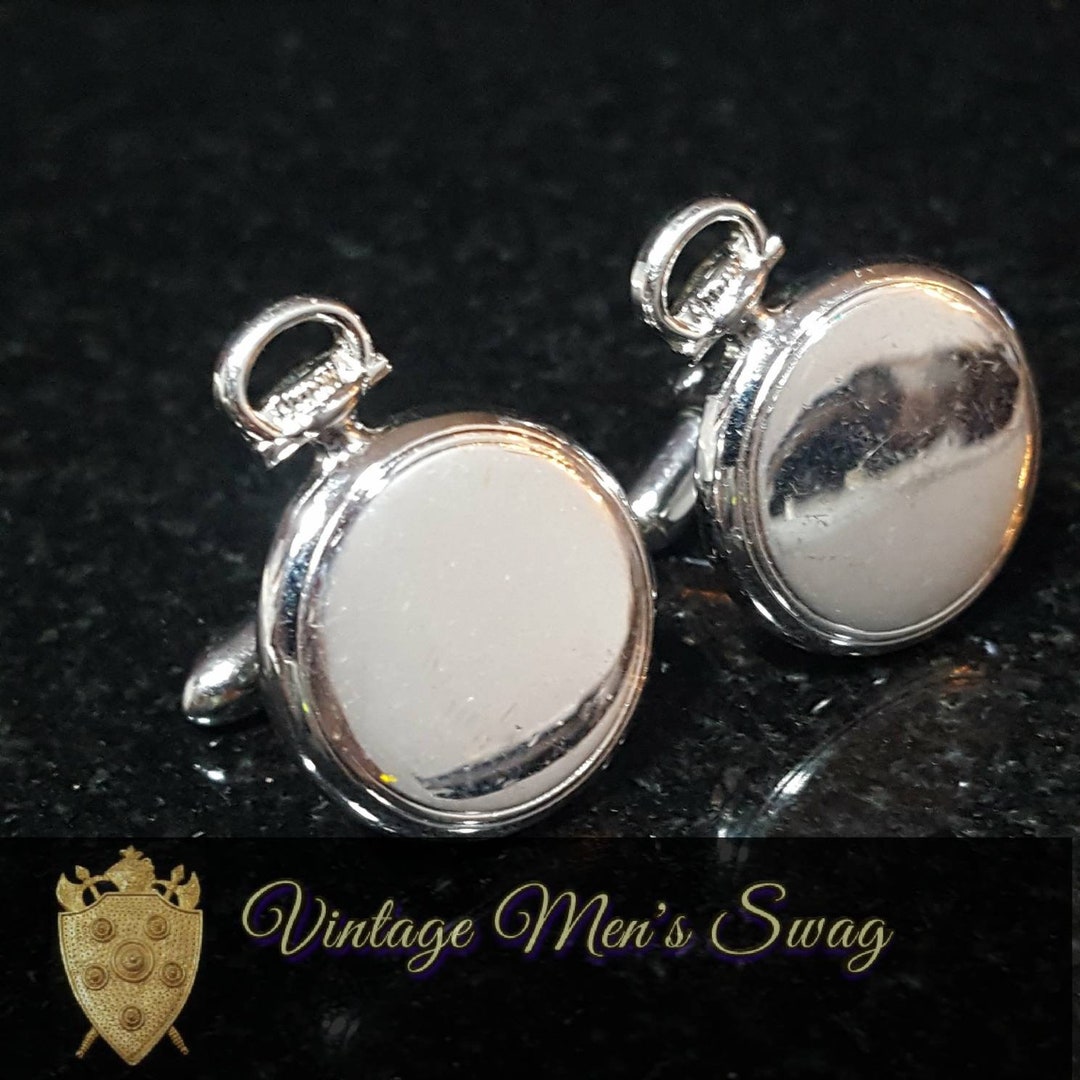 Vintage Swank Cufflinks Pocket Watch Offered by Vintage Men's Swag - Etsy