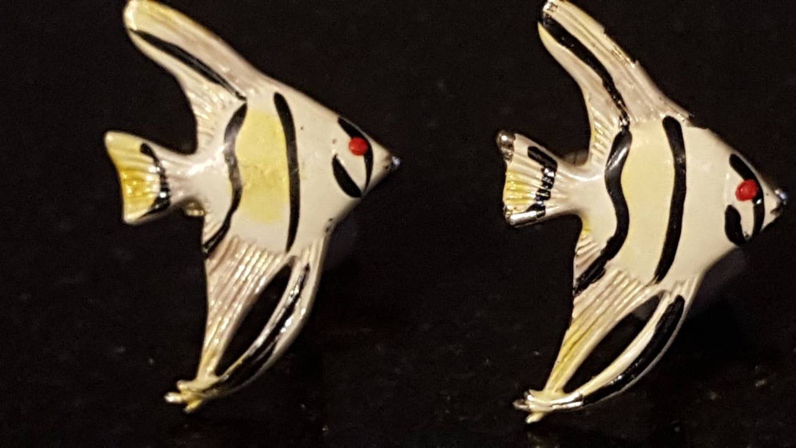 Rare and Unique Vintage Cufflinks Swank angel - Etsy
