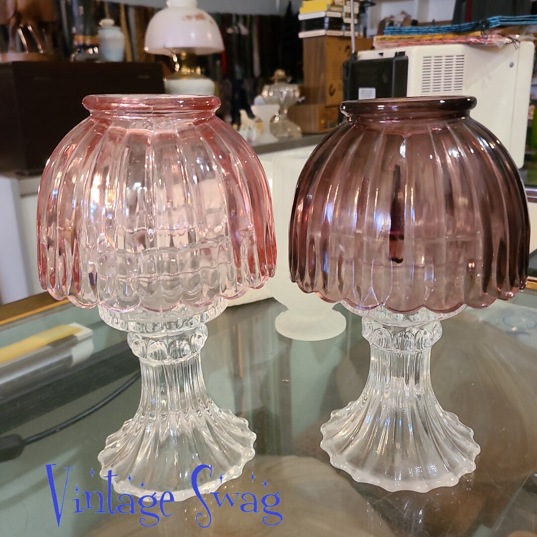 CHOICE L. E. Smith Fairy Lamp Pink or Purple - Etsy
