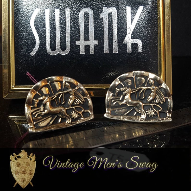 Vintage Cufflinks Swank Designer's Collection "hannibal" Offered by ...