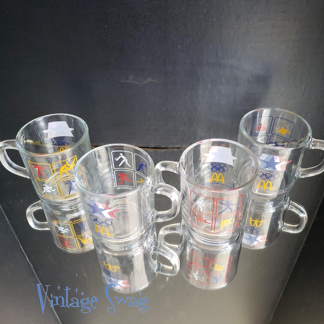 Vintage C. 1984 Olympic Mugs From Mcdonalds Set of 4 - Etsy