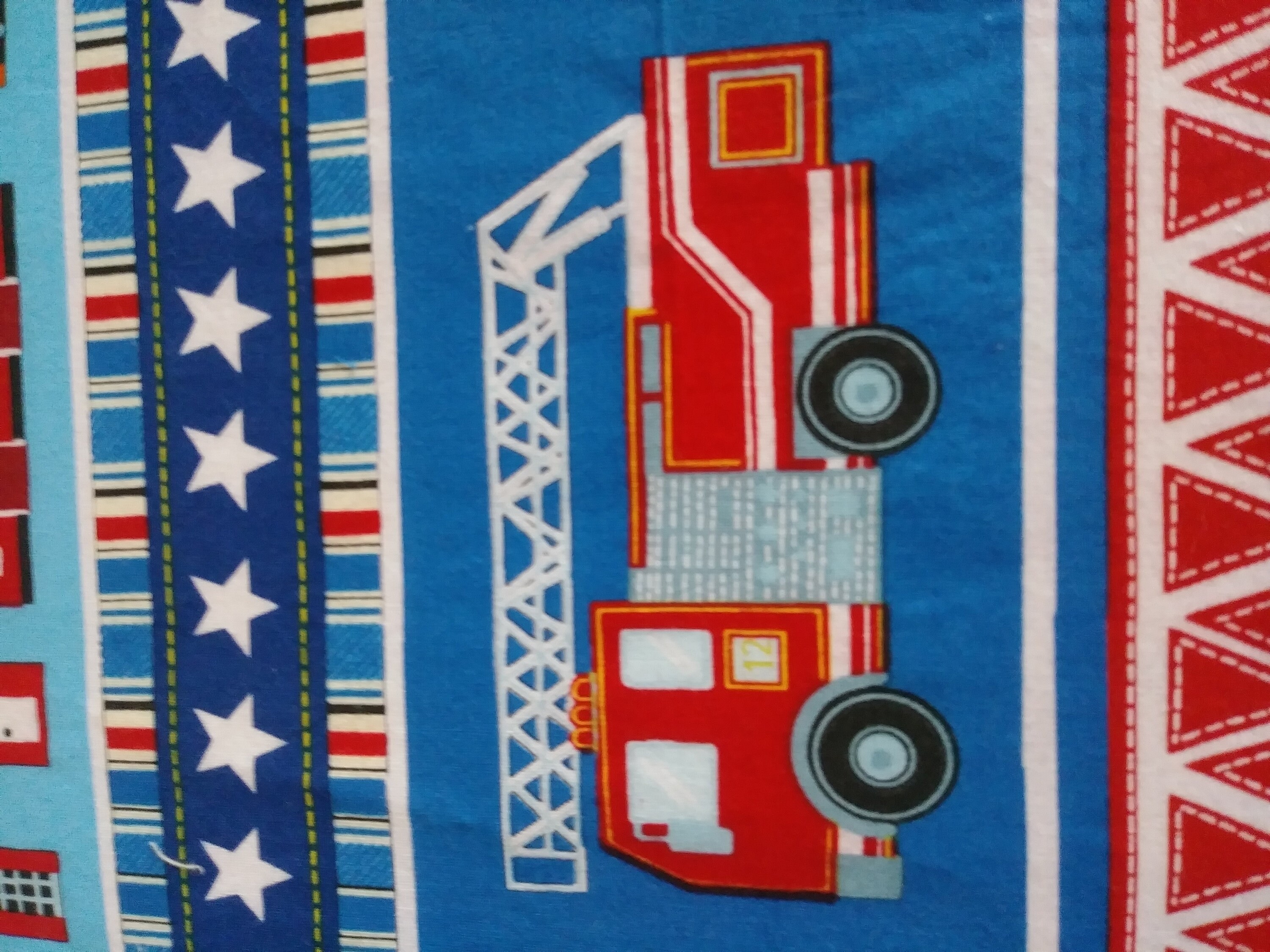 Fire Department Crib Bedding / Firemen Crib Sheet / Fire Truck - Etsy ...