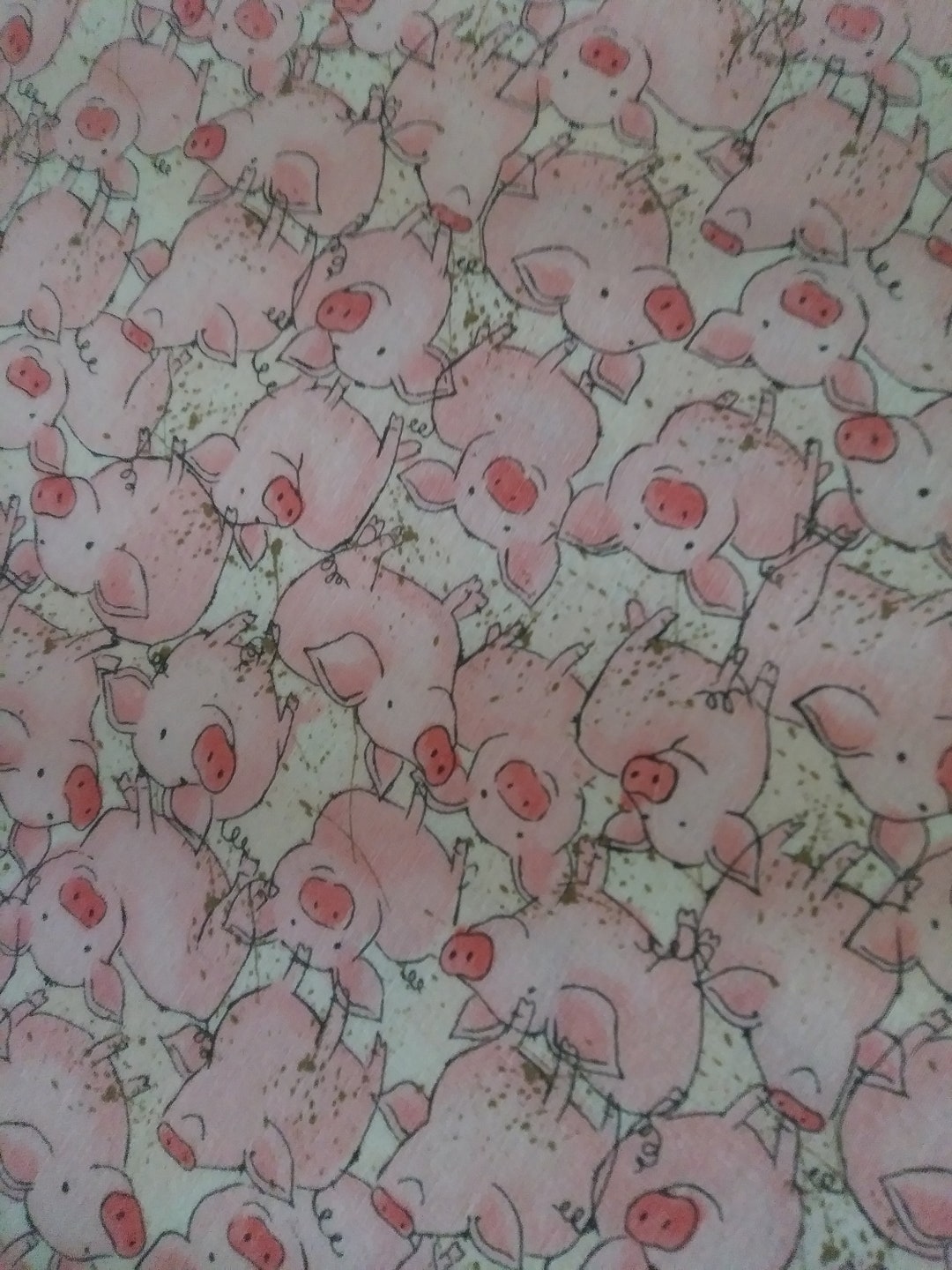 Pink Pig Crib Sheet: Cotton Fitted Crib Bedding - Etsy