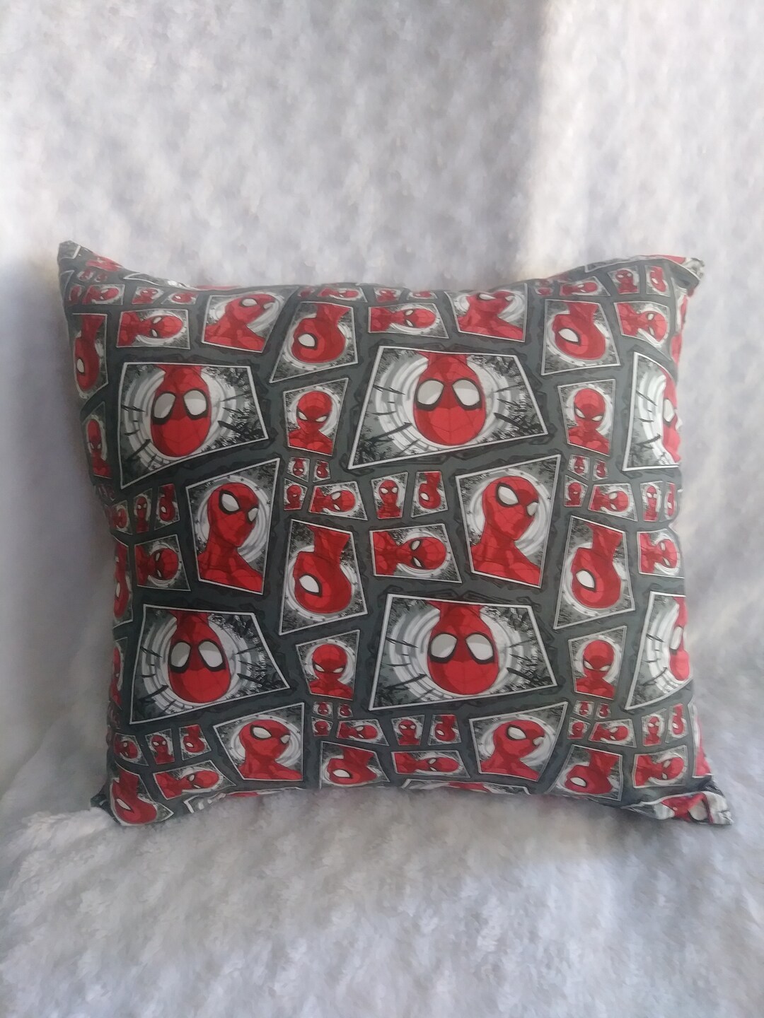 Spider Man Pillow / Spider Man Linen / Spider Man Bedroom / - Etsy