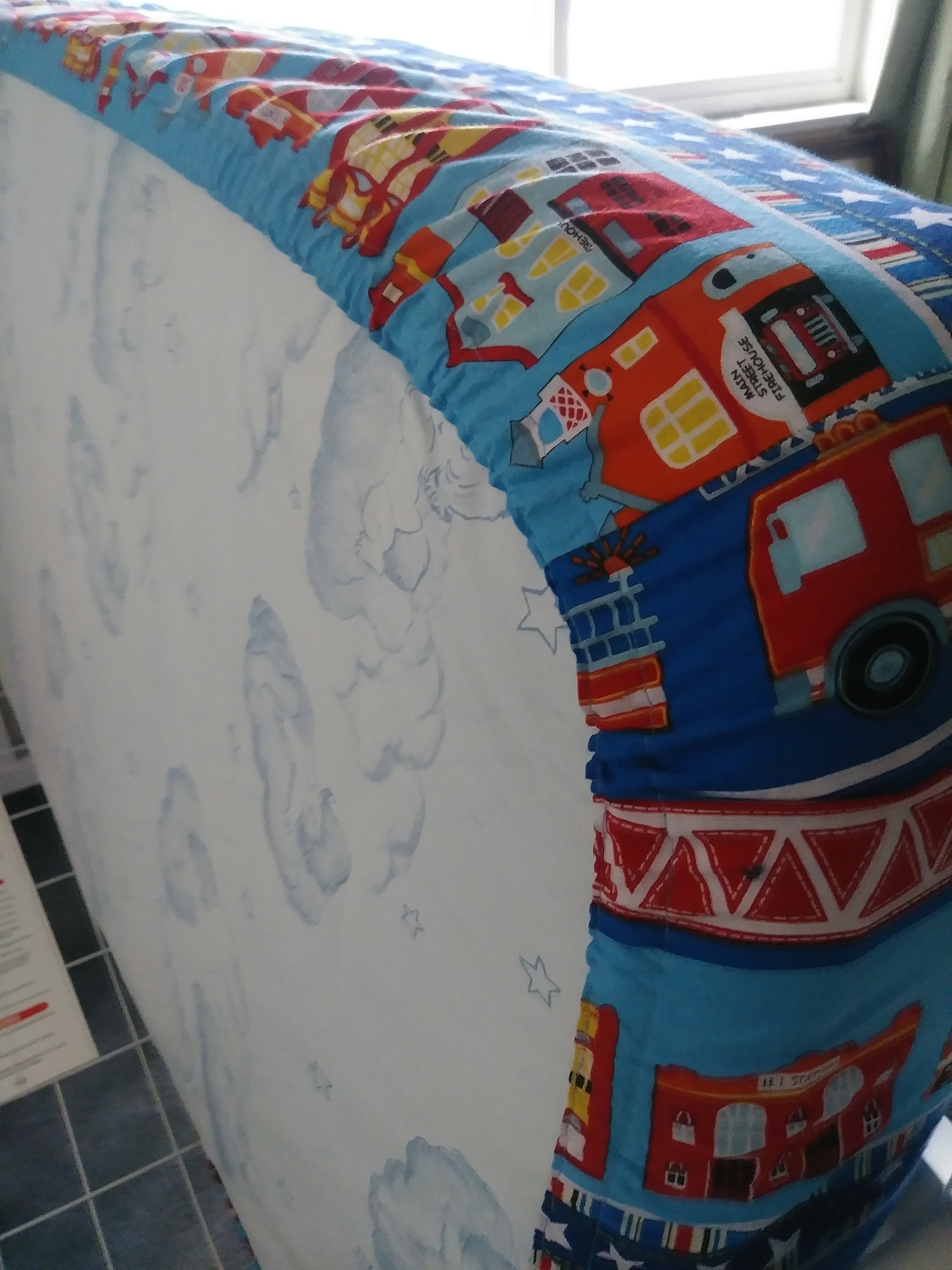 Fire Department Crib Bedding / Firemen Crib Sheet / Fire Truck - Etsy ...