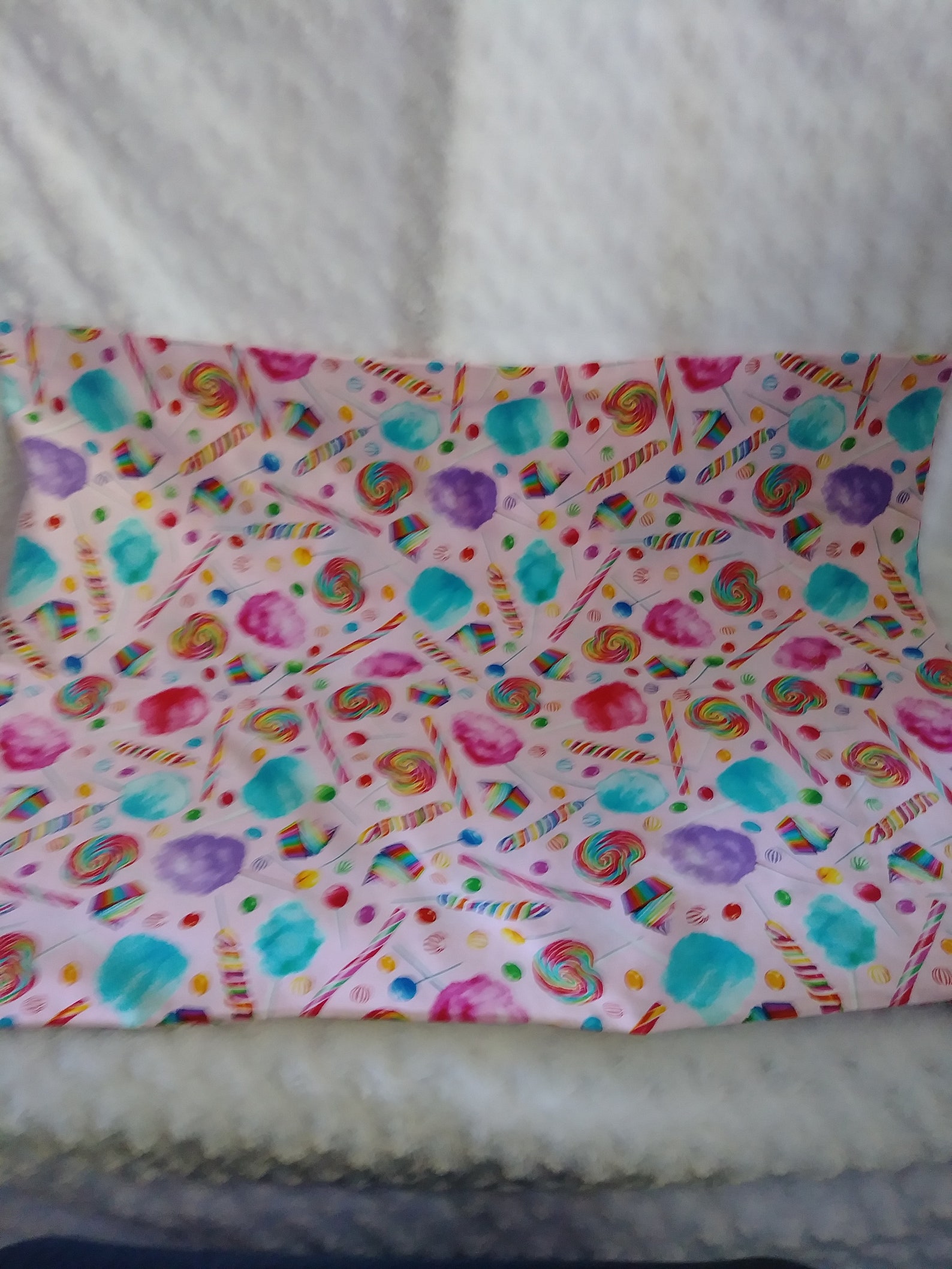 Candy Standard Pillow Case / Candyland Pillow Case / Pink | Etsy