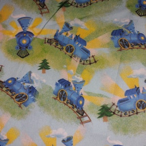 The Little Engine That Could Inspired Cotton Blend Crib Bedding / Blue ...