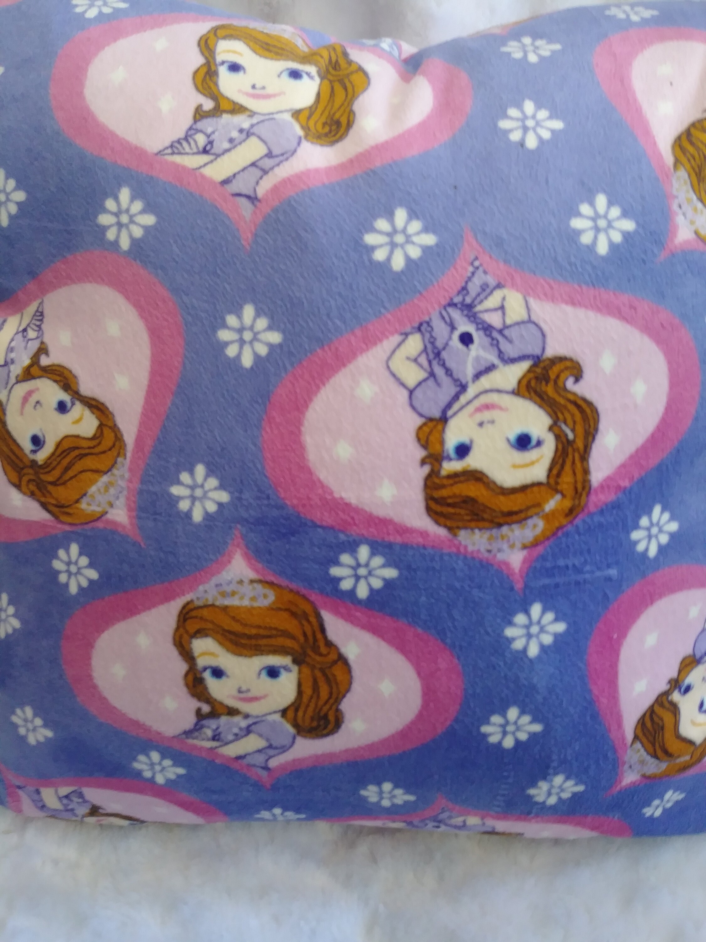 Sofia the First Pillow / Pillow Disney Pink Polyester Velvet - Etsy UK