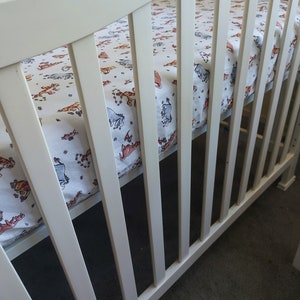 Winnie the Pooh Inspired Crib Bedding / Eeyore Fitted Infant Sheet / Tigger Kanga Roo Cotton ...